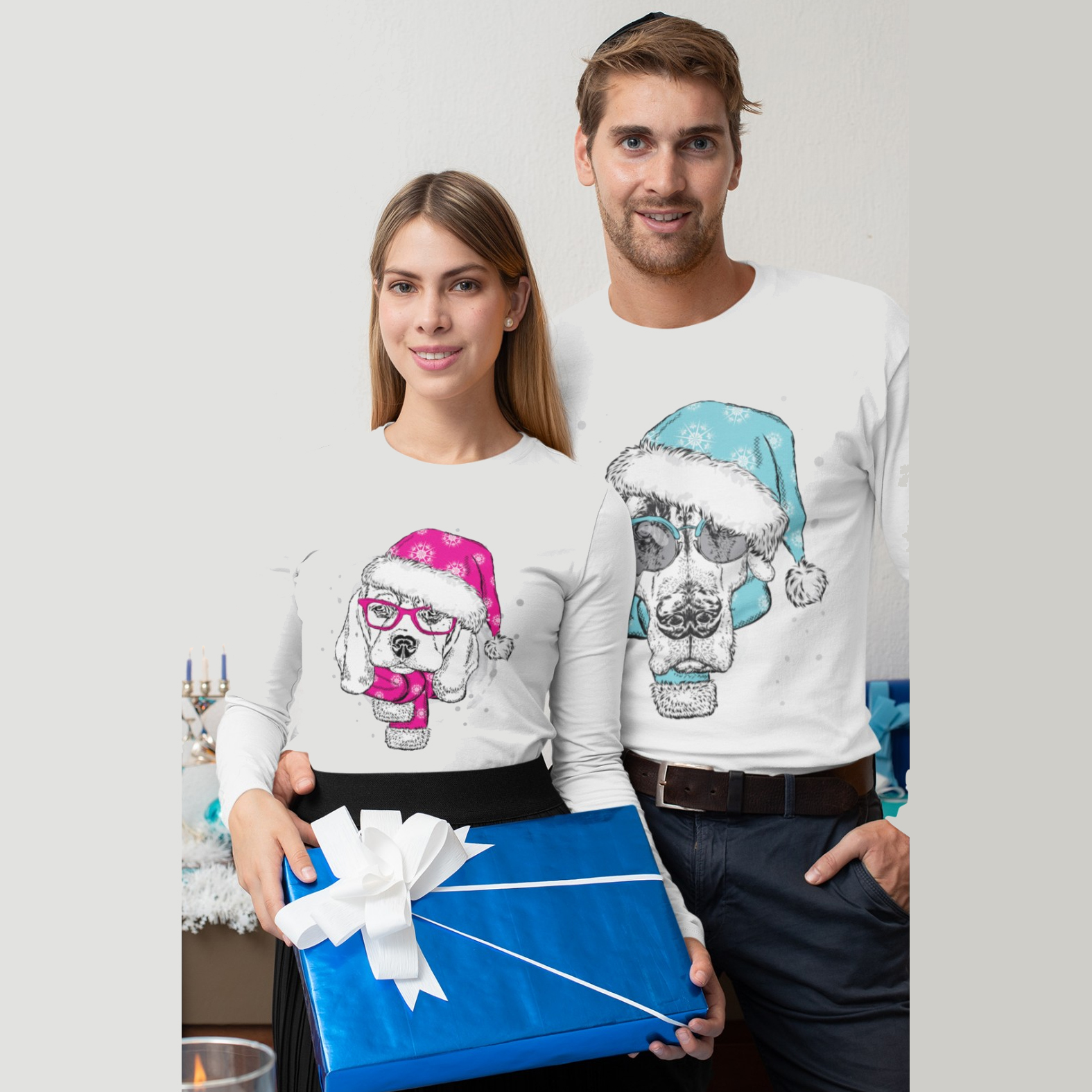Коледни блузи CHRISTMAS DOGS - HariDesign